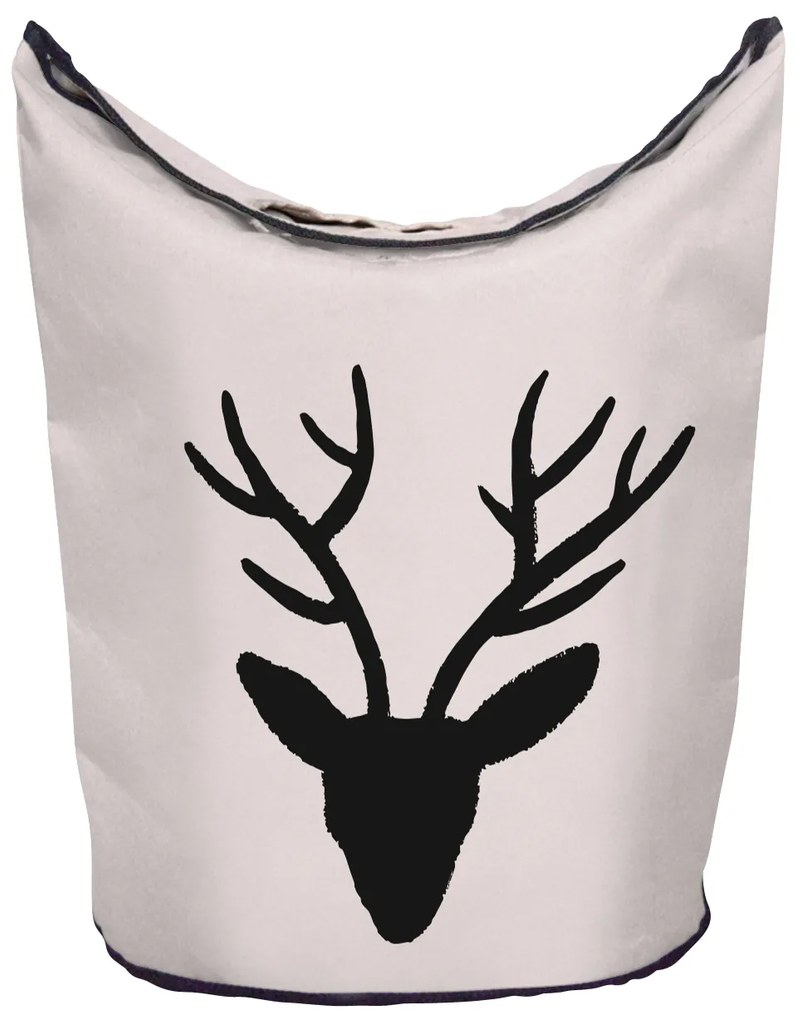 Koš na prádlo deer in pink (60l)