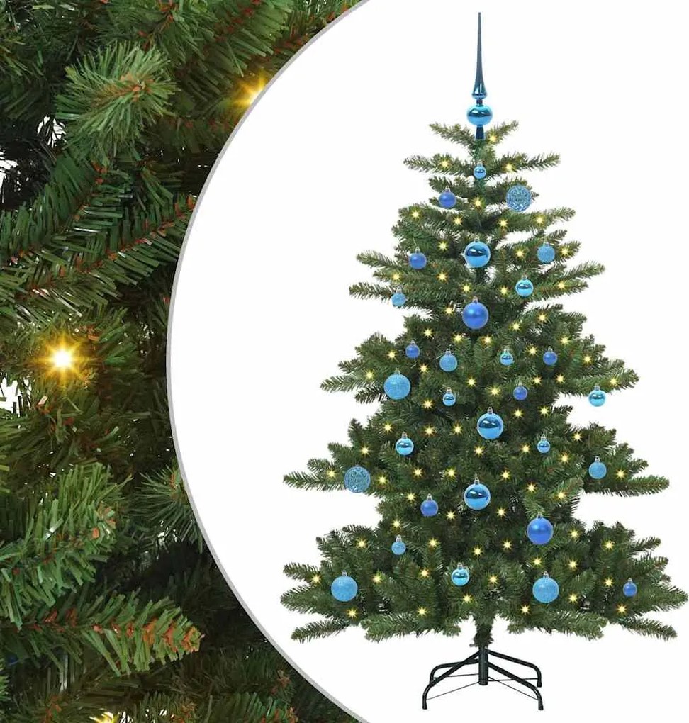 Umělý Skládací Vánoční Strom Zelená 150 cm PVC a ocel 3397660