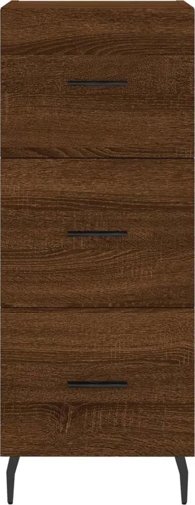 vidaXL Příborník 34,5 x 34 x 90 cm kompozitní dřevo [828627] Barva: šedá sonoma