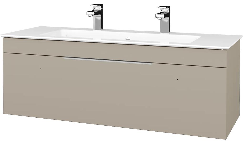 Dřevojas Koupelnová skříň ASTON SZZ 120 Varianta: N01 Bílá lesk / Úchytka T05 / N07 Stone