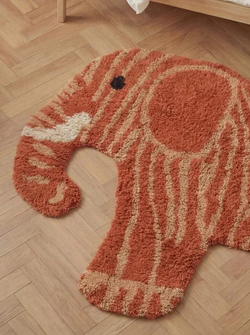 Koberec Hanse Home Snuggle Elodie červený / hnědý