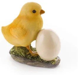 VETRO-PLUS Kuřátko s vajíčkem polyresin 47HCKDWQ1246
