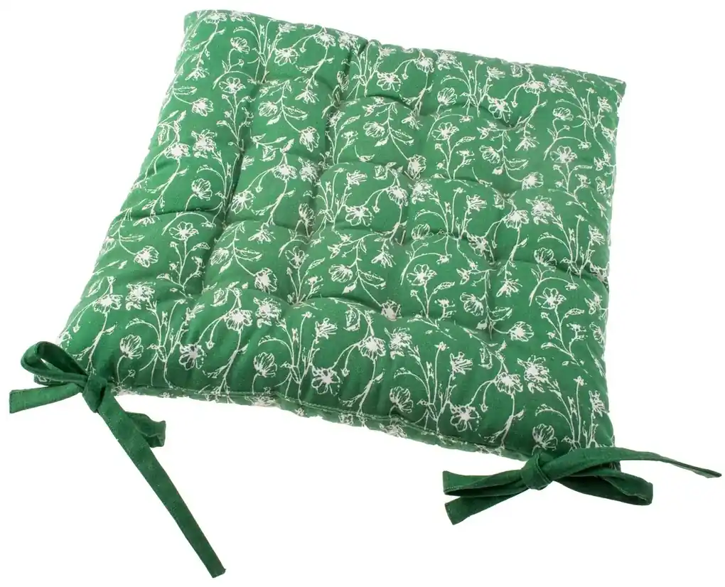 Sedák na židli Zora zelená, 40 x 40 cm | BIANO