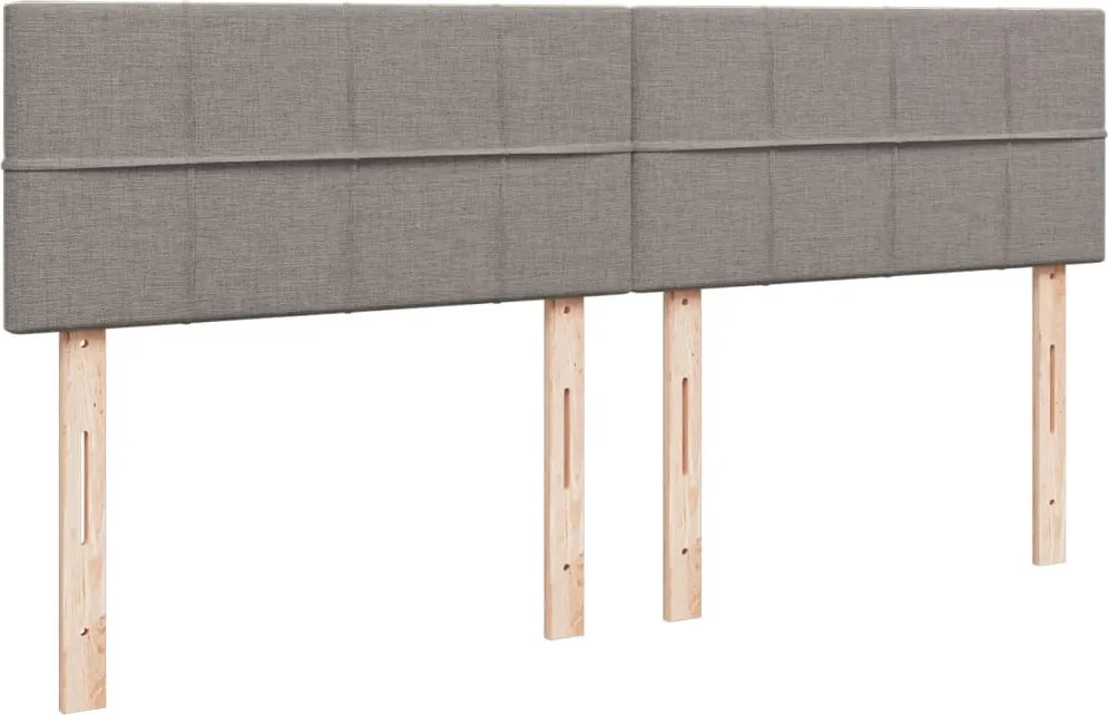Box spring postel s matrací taupe 180x200 cm textil 3287151