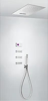 TRES - Termostatický podomítkový elektronický sprchový set SHOWER TECHNOLOGY Včetně elektronického ovládání (bílá barva). Z 09286404