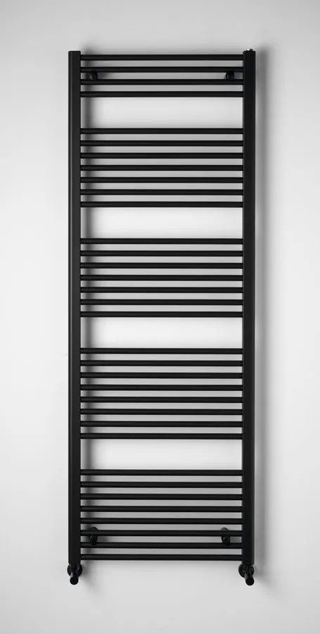 Aqualine Aqualine, DIRECT topné těleso s bočním připojením 600x1680 mm, černá matná, ILR66B