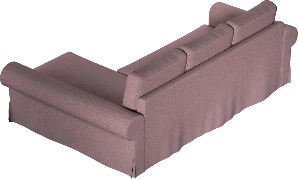 Potah na pohovku IKEA Backabro rozkládací se šezlongem barva růžová látka pletený vzor