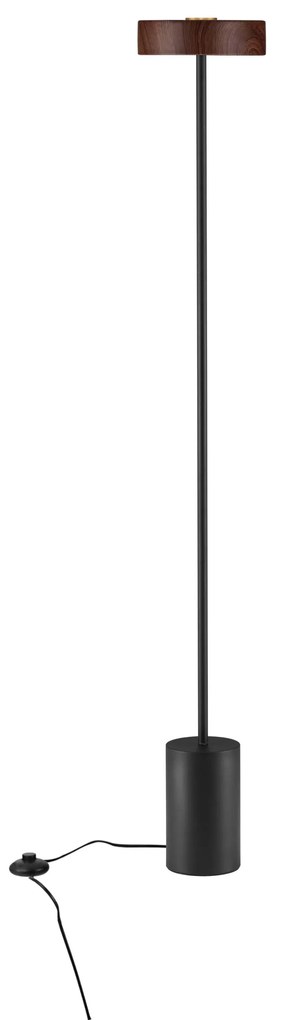 LED bílo-zlatá stojací lampa Thea