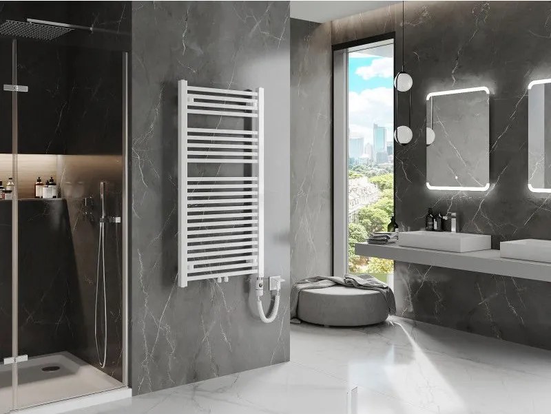 Mexen Pluton, elektrické topné těleso 1200x600 mm + topná tyč 900 W, bílá, W106-1200-600-2900-20