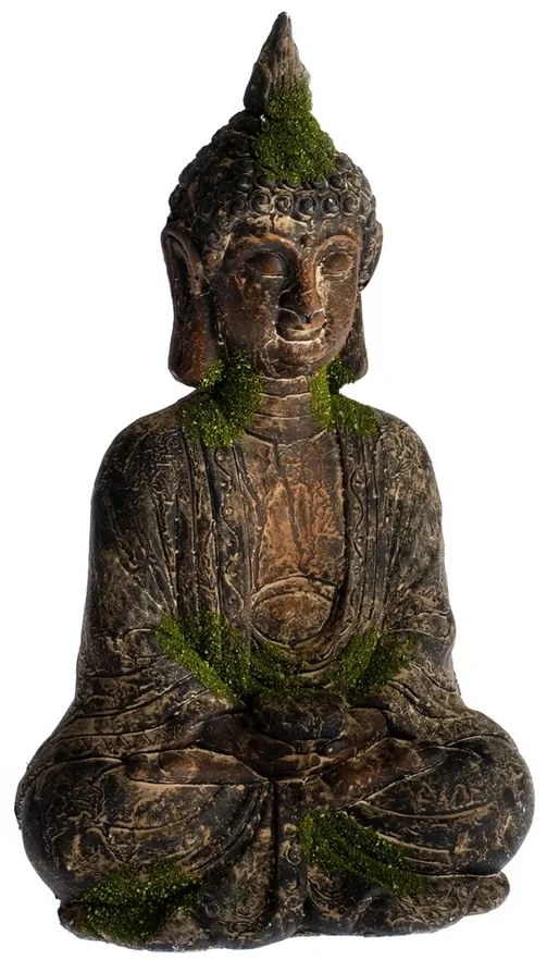 Zahradní dekorace Buddha, 21 x 35 x 15 cm