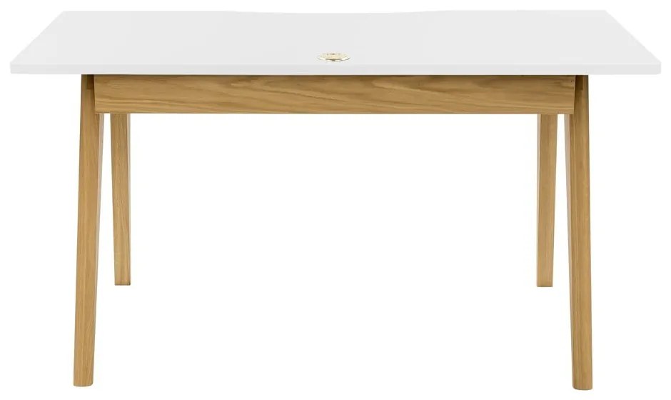 Psací stůl s bílou deskou Woodman Nice