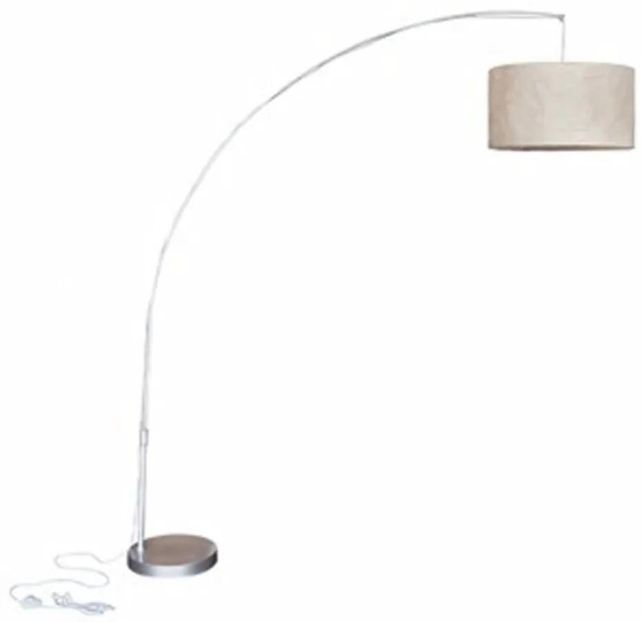 Nastavitelná stojací lampa oblouk - krémová | 192 cm