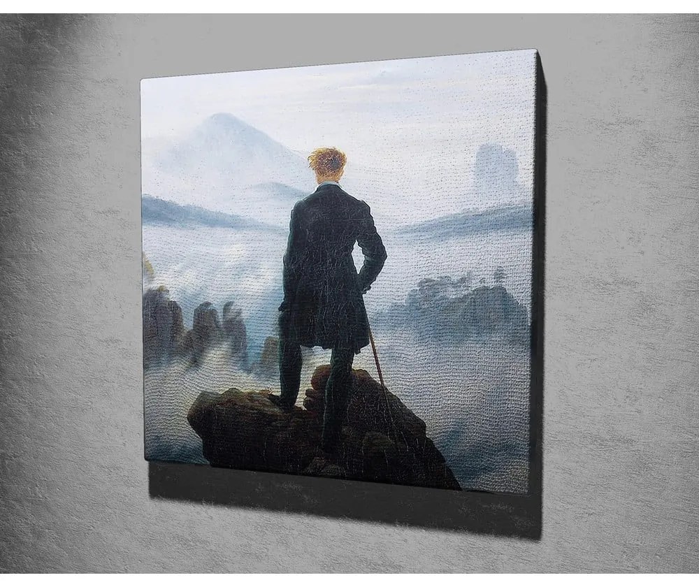 Obraz - reprodukce 45x45 cm Caspar David Friedrich – Wallity
