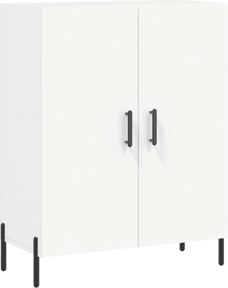 Skříň highboard bílá 69,5 x 34 x 180 cm kompozitní dřevo 3195683