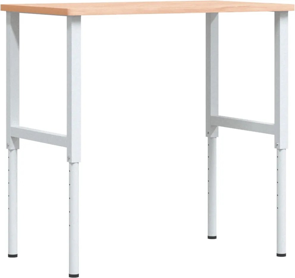 Pracovní stůl 100 x 60 x (71,5–98) cm masivní buk obdélníkový 3309704