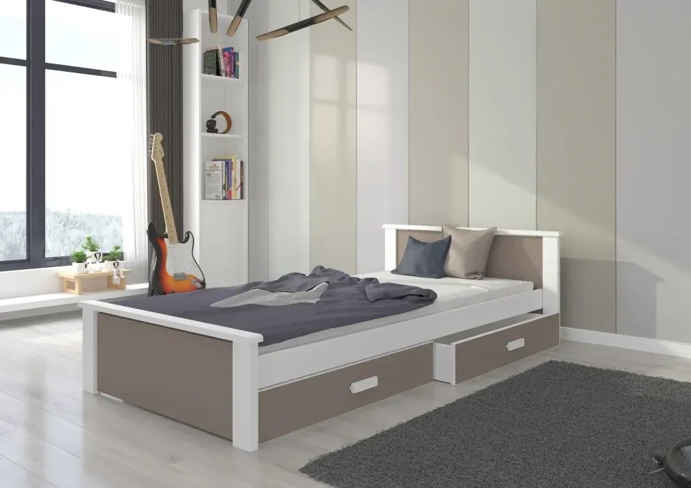 Postel ALDEX 200x90 – hříbková