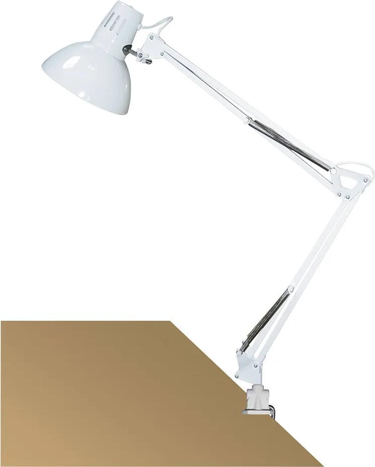 Rábalux Arno 4214 klipsový stolní lampy  bílá   kov   E27 1x MAX 60W   IP20