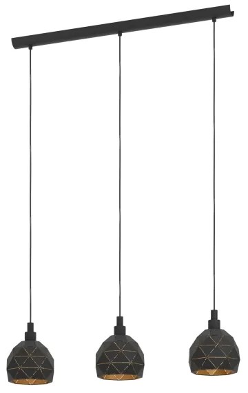 Eglo 97846 - Lustr na lanku ROCCAFORTE 3xE14/40W/230V
