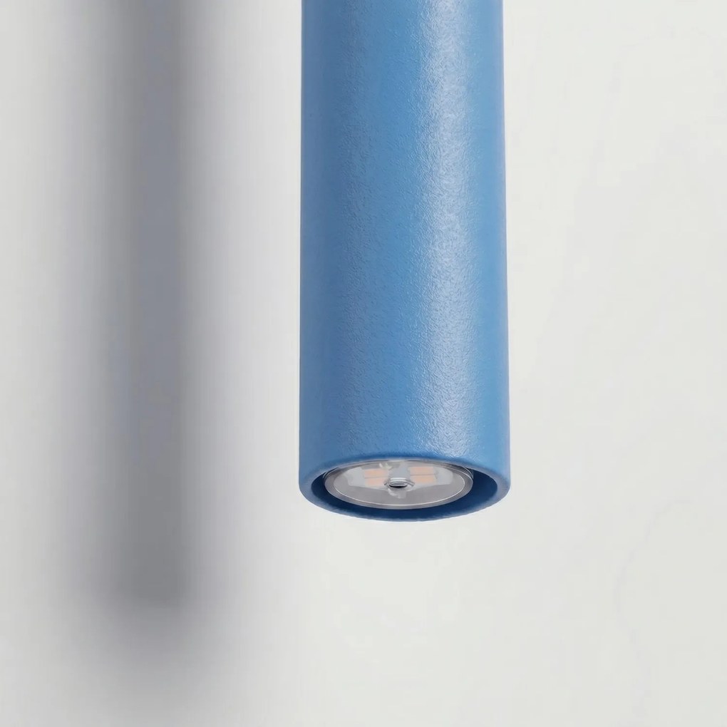 Sollux Lighting Nástěnné svítidlo PASTELO 2 azurové
