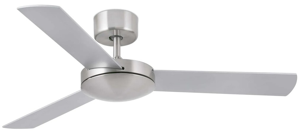 FARO MINI MALLORCA matný nikl stropní ventilátor 33604