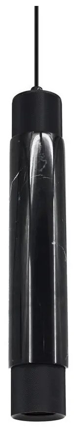 Milagro Lustr na lanku MARBLE 1xGU10/8W/230V černá MI1088