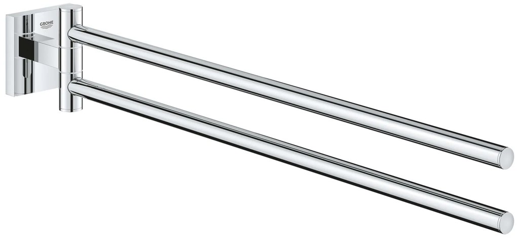 Grohe QuickFix Start Cube - Dvojitý držák ručníků, délka 44 cm, chrom 40976000