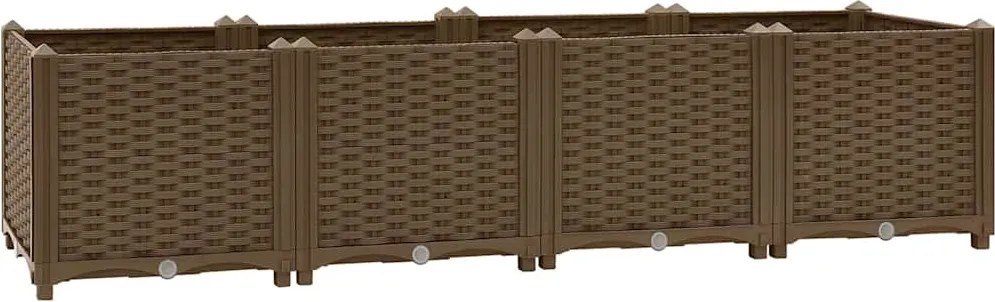 Vyvýšený záhon 160 x 40 x 38 cm polypropylen 316518