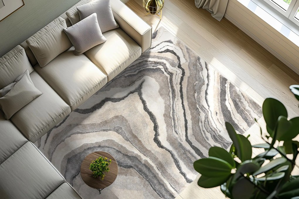 Obsession, Kusový koberec My Bologna 461 Grey, 80x150, šedá, chodba / předsíň