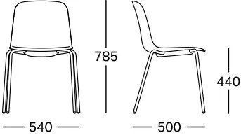 COLOS - Židle LORIA 1GM-UP - čalouněná
