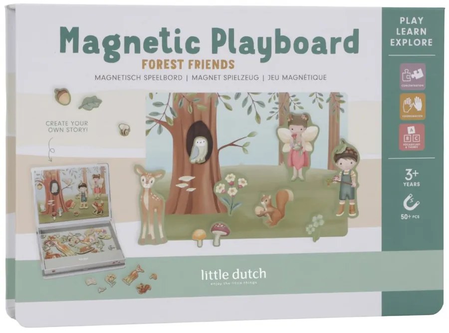 Little Dutch Magnetická hra Forest Friends
