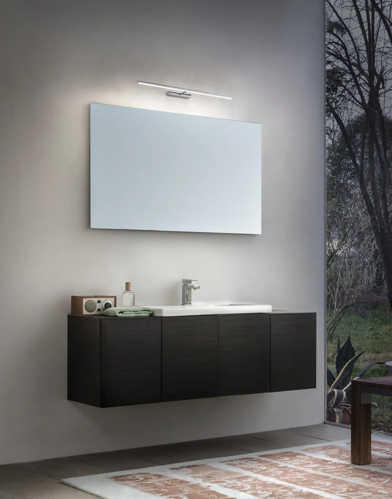 Linea Light Straight_W, lineární nástěnné svítidlo, 13W LED 2700K, černá, délka 52cm