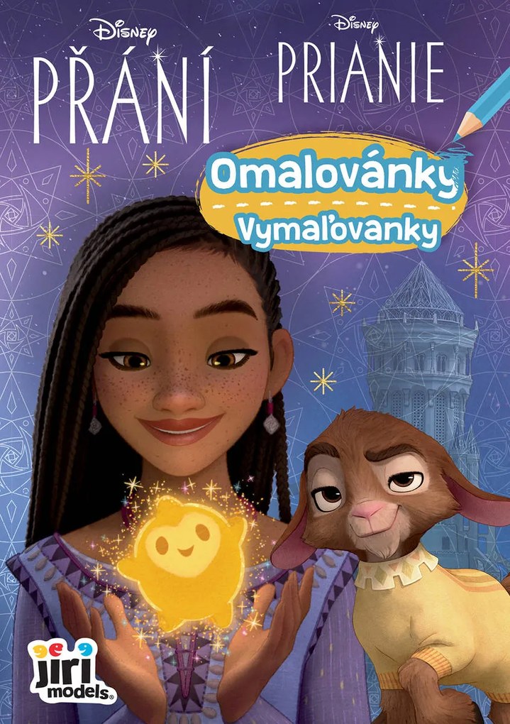 JIRI MODELS Omalovánky A5+ Disney Přání 3