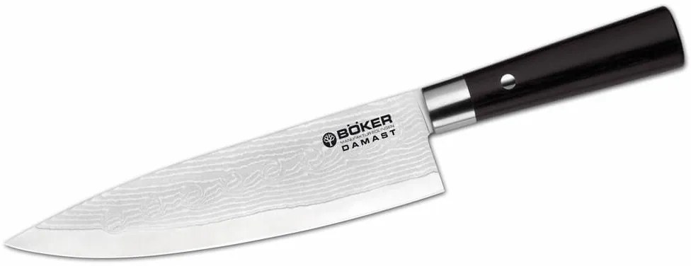 Böker Damast Black, kuchařský nůž 