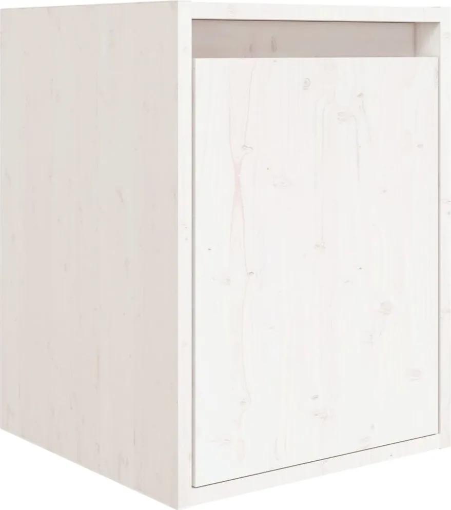 vidaXL TV skříňky 5 ks masivní borové dřevo [3100205] Barva: Bílá
