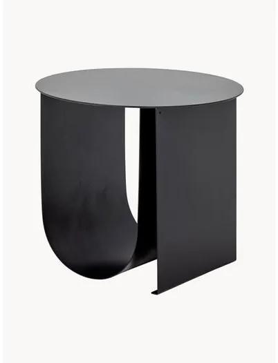 Kulatý kovový odkládací stolek Cher