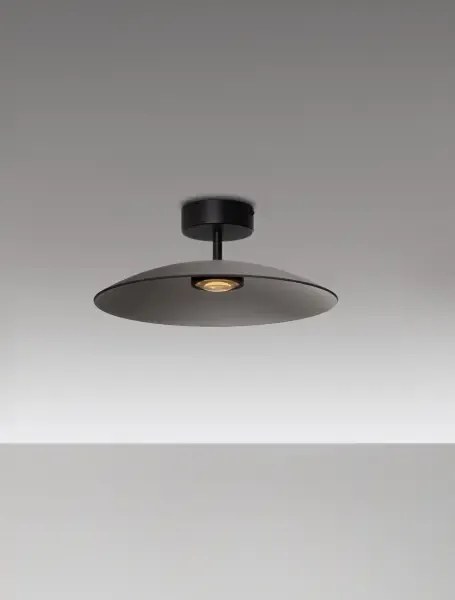 LED černo-kouřová designová stropní svítilna Polifemo