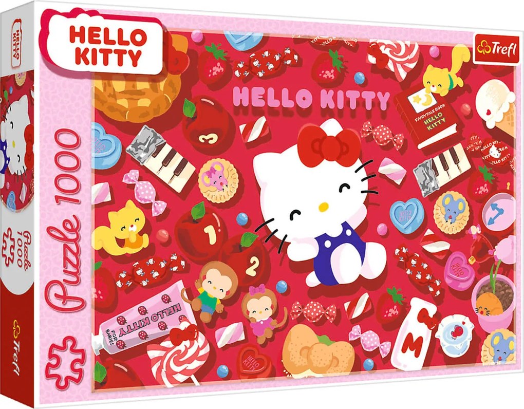 TREFL PUZZLE Hello Kitty 68x48cm skládačka 1000 dílků tr10920