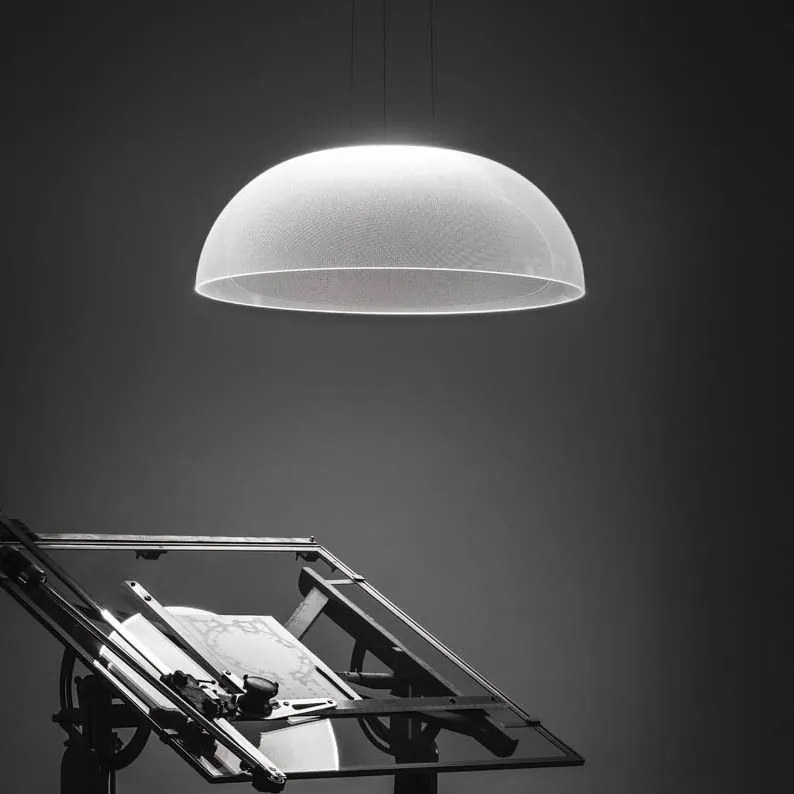 Stilnovo 8892 Demì, designové závěsné svítidlo, 33W LED 3000K stmívatelné phase-cut, prům. 70cm