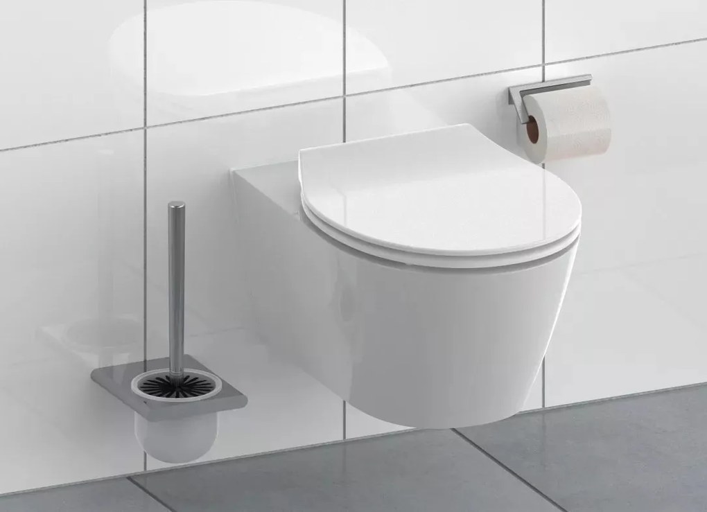 Eisl / Schüette Eisl WC sedátko White duroplast SLIM SoftClose, EasyTake