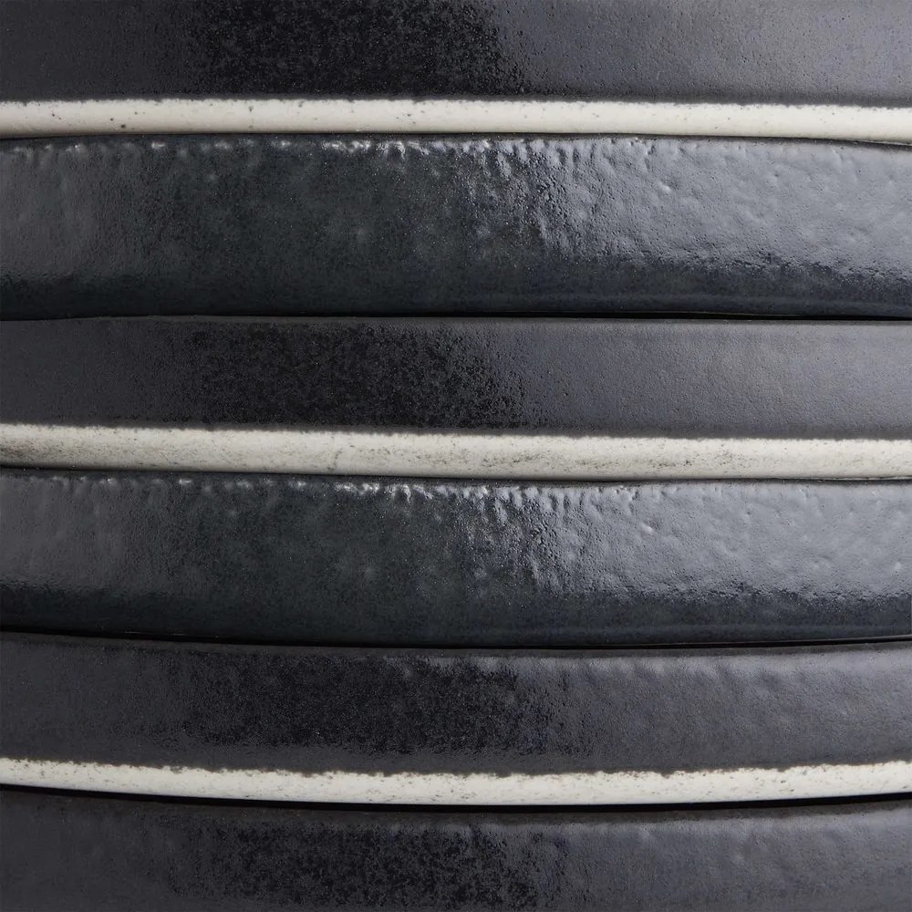 CASA NOVA Sada snídaňových talířů 22,5 cm set 4 ks - černá