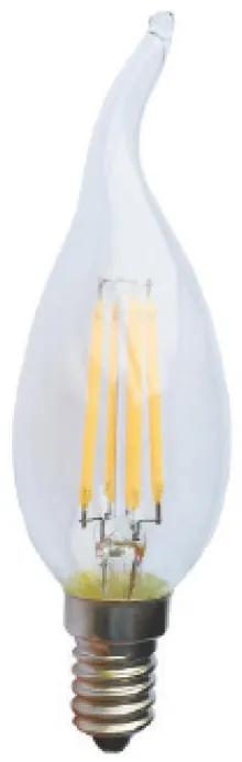 ACA DECOR LED žárovka Filament Candle Tip E14 6W