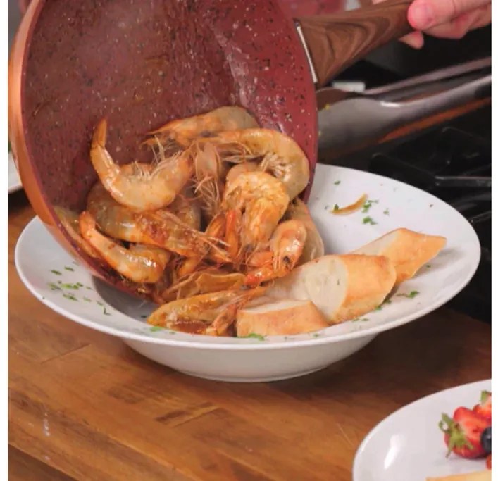 Mediashop Pánev Copper &amp; Stone Pan - 28 cm - Livington