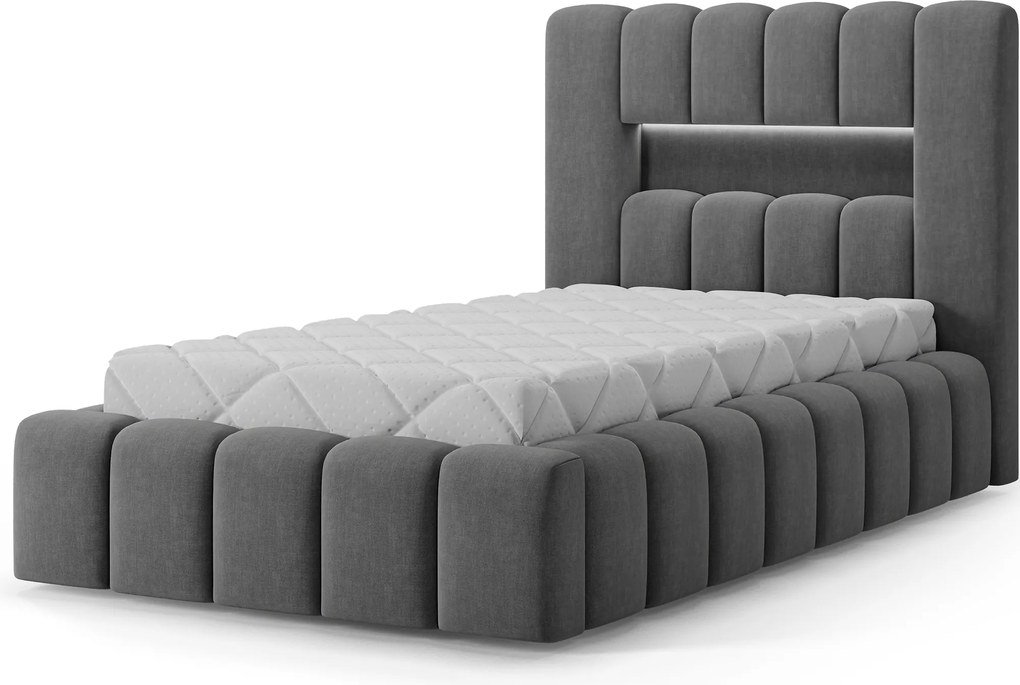 Postel Lamica 90x200 + Kovový rám/plynový výtah/kontejner