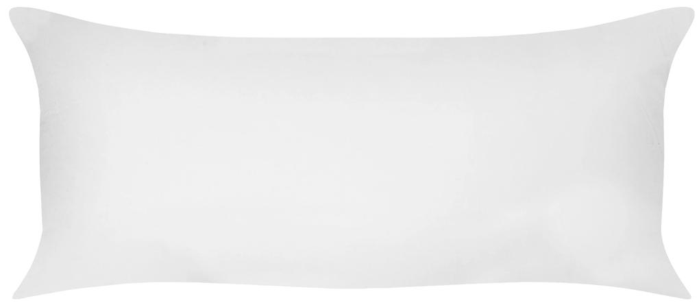 Sada 2 polštářů 40 x 80 cm vysoký profil bílé TRIGLAV Beliani