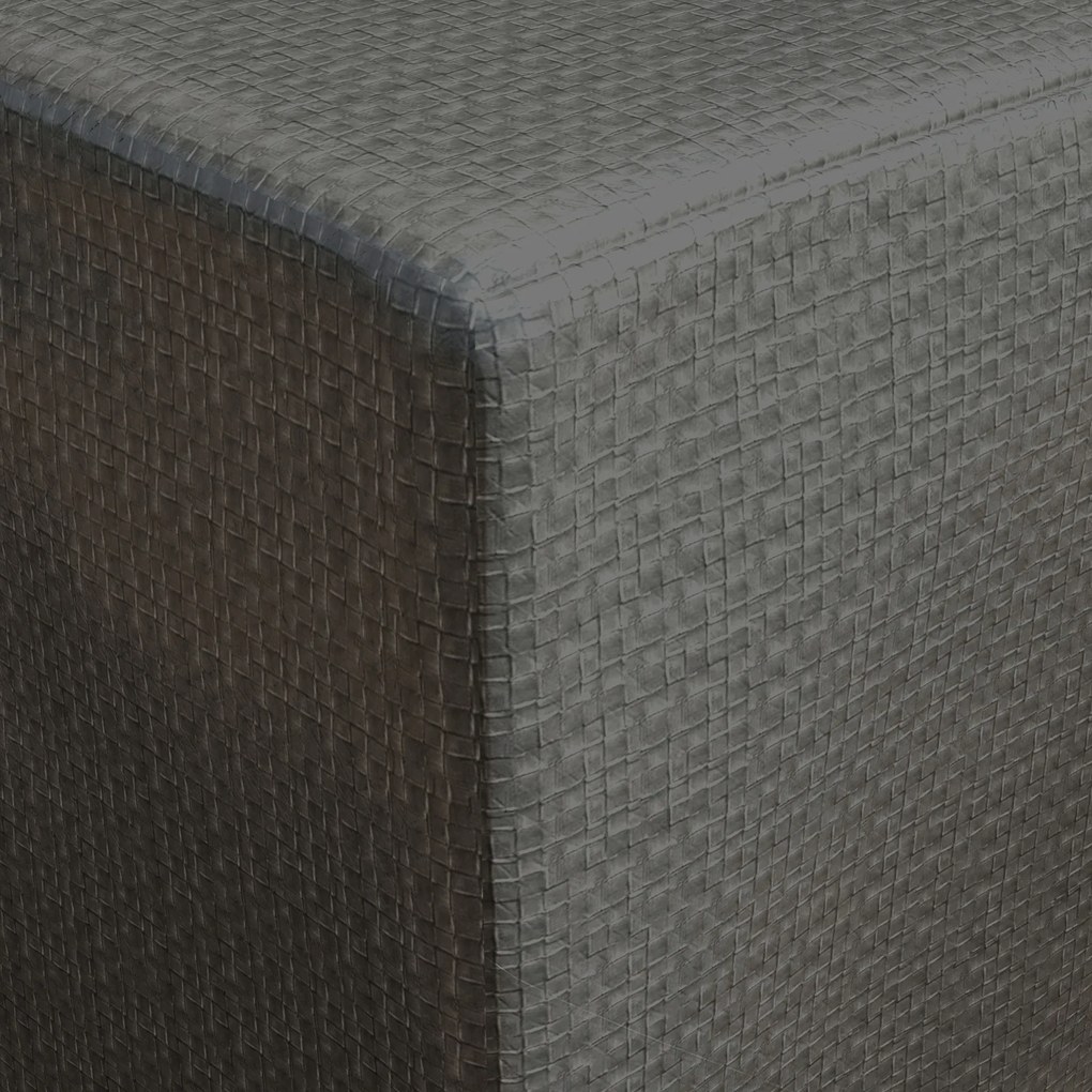 Outsunny Ochranný Kryt na Zahradní Nábytek, Ochranný Kryt Proti UV, Vysoce Odolný Polypropylen, Kryt na Zahradní Stůl, 235 x 190 x 90 cm, Šedý
