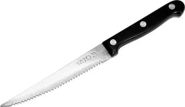 YATO Nůž steakový / Celková délka 21 cm / Délka čepele 10.5 cm / Chromovaná nerezová ocel (YG-02219)