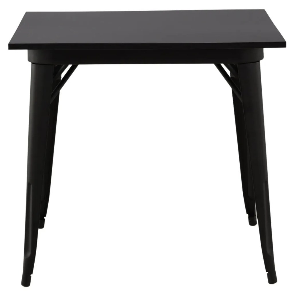 Jídelní stůl Tempe, černý, 80x80