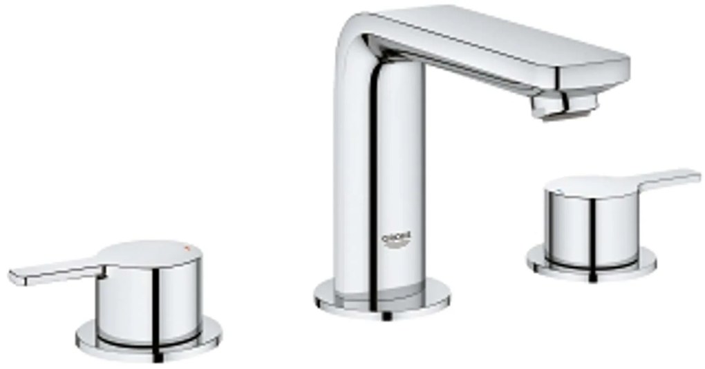 Grohe Lineare - Umyvadlová 3-otvorová baterie M, chrom 20304001
