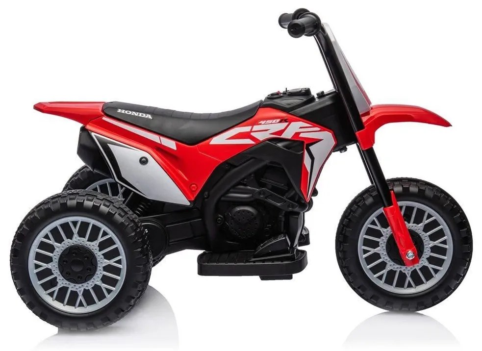 Elektrická motorka Baby Mix Honda CRF 450R červená