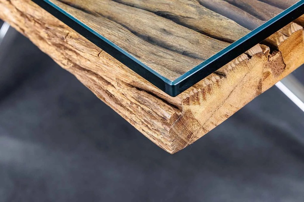 Designový jídelní stůl Shark 220 cm teak